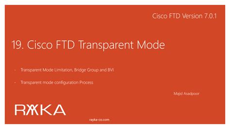 Cisco FTD Design And Implementation RAYKA Are You A Network Engineer