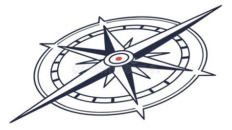 Vintage Compass Navigation And Exploration Tool Vector Design Generative Ai Stock Vector