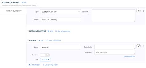 Defining A Security Scheme Compatible With Aws Api Gateway Talend Cloud Api Designer User