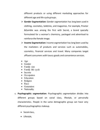 Market Segmentation DOCX