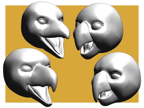 Csp 3d Bird Reference Model Bundle By Trashbambi