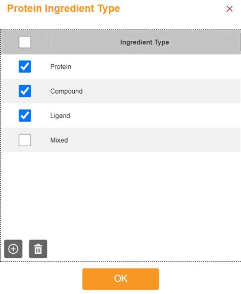 Creating A Protein Formulation — Rock Maker 46 Documentation