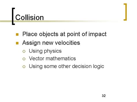 Chapter 4 2 Collision Detection And Resolution Collision