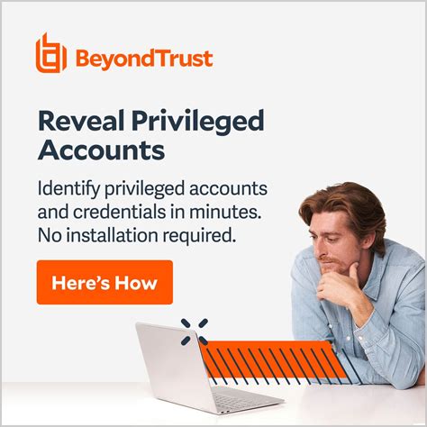 Beyondtrust On Linkedin Privileged Account Discovery Application No