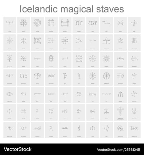 Icelandic Stave Symbols