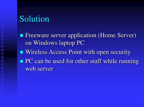 Ppt A Portable Web Server Powerpoint Presentation Free Download Id4805620