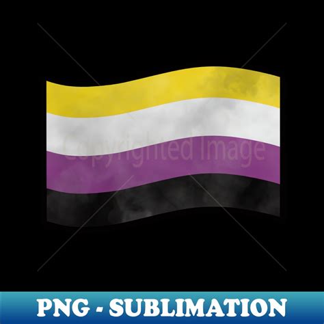 Foggy Nonbinary Pride Flag Unique Sublimation Png Download Inspire