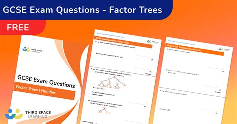 Factor Trees Exam Questions Gcse Maths Free
