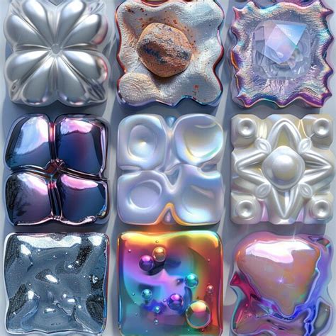 Premium Photo Assorted 3d Shapes Seamless Pattern