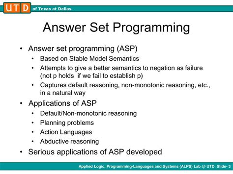 Ppt Goal Directed Execution Of Answer Set Programs Powerpoint Presentation Id7019384