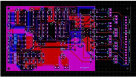The Designed Printed Circuit Board For The Interfacing And Decoding