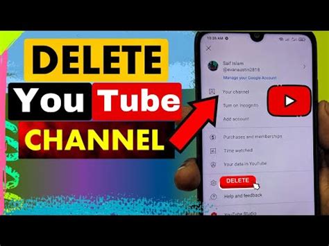 How To Delete YOUTUBE CHANNEL Permanently In YouTube