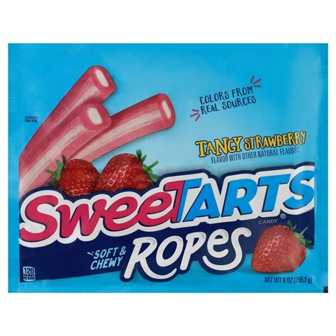 Sweetarts Soft And Chewy Tangy Strawberry Ropes Candy 9 Oz Shipt