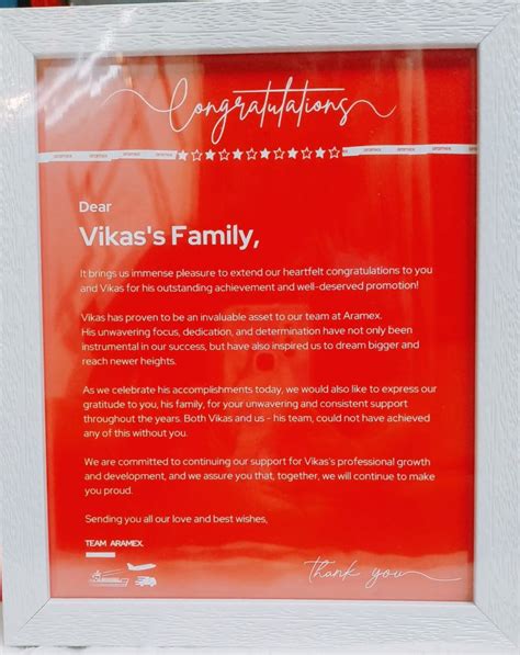 vikas dhuriya on linkedin a heartfelt thank you to aramex india team