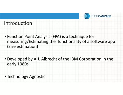 Function Point Analysis Introduction Pdf