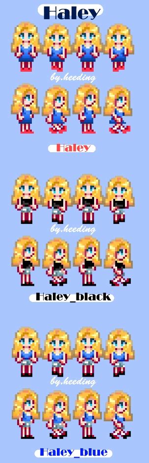 스타듀밸리 캐릭터 초상화 리텍 모음집 네이버 블로그