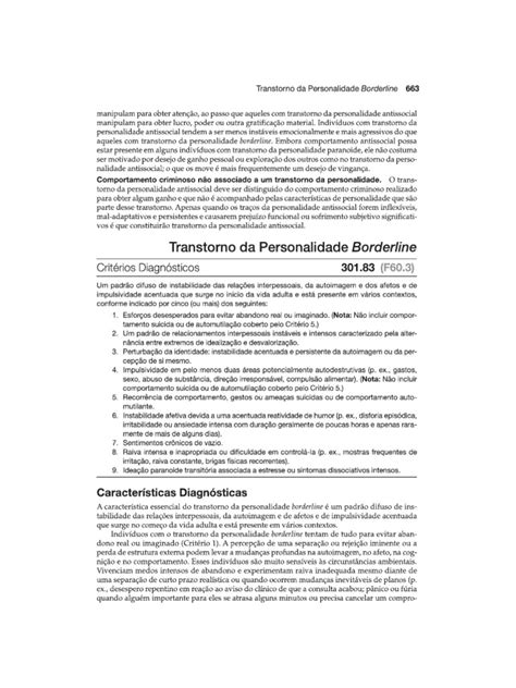 Dsm Boderline Pdf