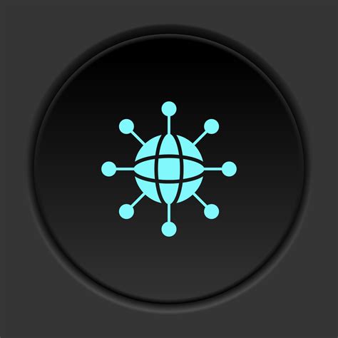 Round Button Icon Database Server Network Button Banner Round Badge Interface For