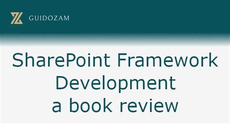 Practical Sharepoint Framework Spfx Development A Book Review I Am