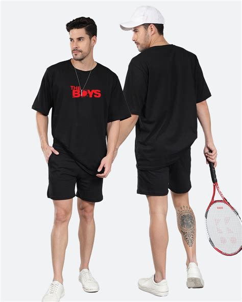 Buy Men S Black Typography Oversized Co Ordinates Online In India At Bewakoof