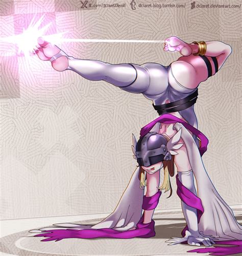 Angewomon Digimon Drawn By Dclaret Danbooru