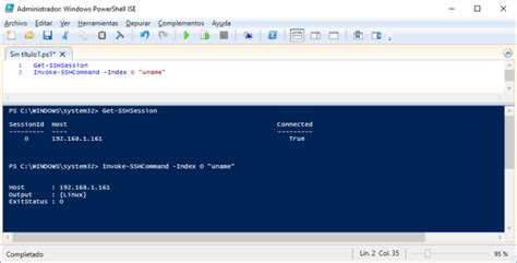 Ssh Desde Powershell Operating Systems Scripting Powershell And