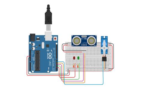 Circuit Design Implementation Of Servo Sensor And Ultrasonic Sensor