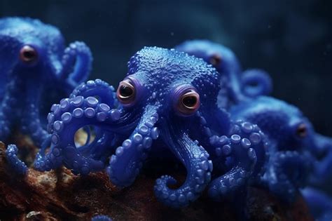 Premium Photo Poisonous Blueringed Octopuses