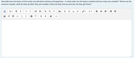 Solved Describe How The Layers Of The Cortex Are Laid Down Chegg Com