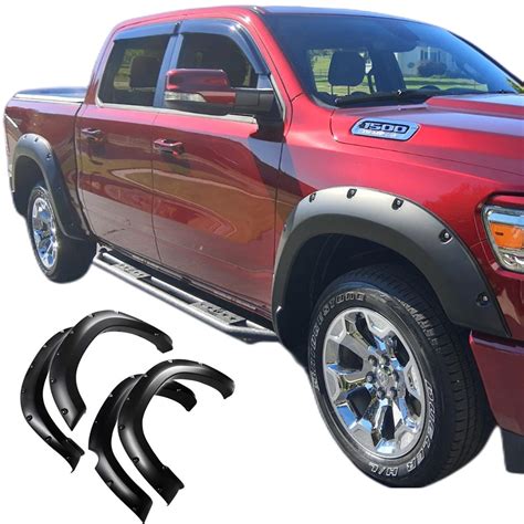 Kscpro Matte Black Pocket Style Fender Flare For Dodge Ram 1500 2019