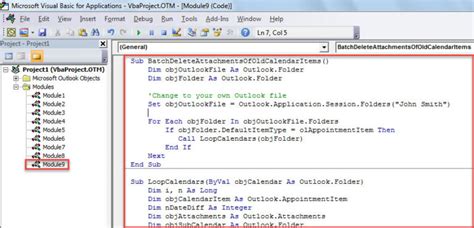 how to batch remove attachments from outdated calendar items in your