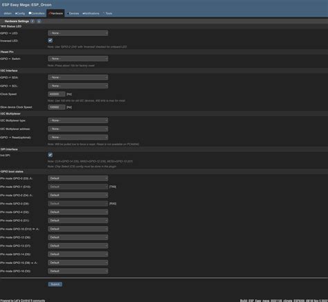 P118 Itho Plugin Crashesreboot On Spi And Cs Settings Esp8266