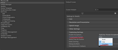 unity webgl unable to parse build vectorunknown builds framework js gz enable content