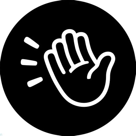 دانلود آیکون کلاب هاوس استایل توپر مشکی با فرمت Png