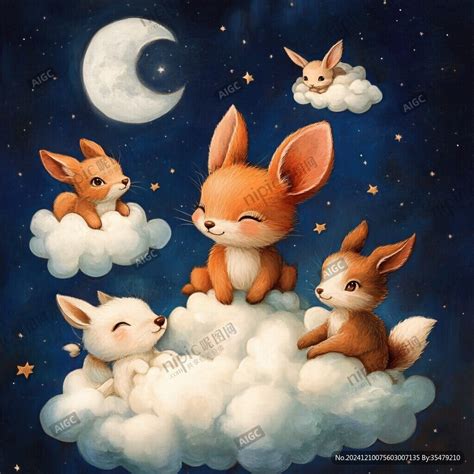 Ai创作图原创小兔插画 兔年插画合集 兔年插画全集 小兔临摹 插画兔年插画 梦幻夜晚立体画 原创兔插画 兔年插画手绘 手绘云小鹿 兔年主题插画 兔年手绘插画 抱星星的小兔 睡前故事插画封面 兔