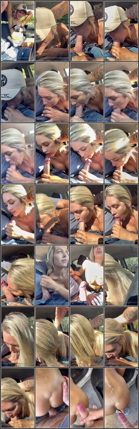 Alex Paige Moore Car Sex Tape PPV Video Leaked