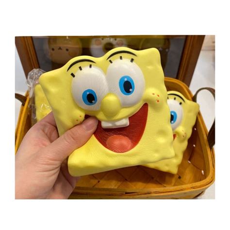 Jucarie Squishy Tip Spongebob Galben 10 Cm Emagro