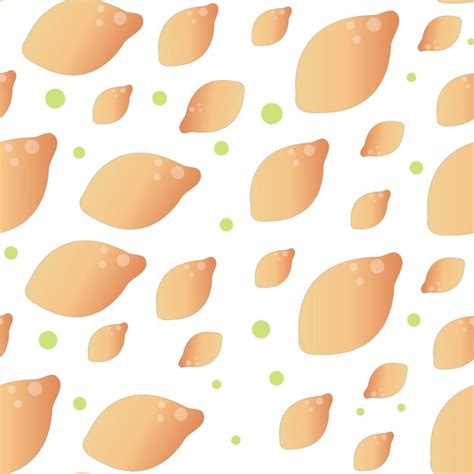 Premium Vector Cute Seamless Pattern With Lemons Abstract Lemon