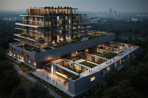 Premium Photo Modular District Adaptive Urban Architecture