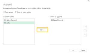 How To Append Tables In Excel Power Query