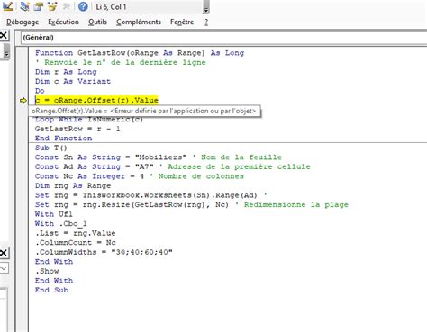 Excel Archiver données Page Excel