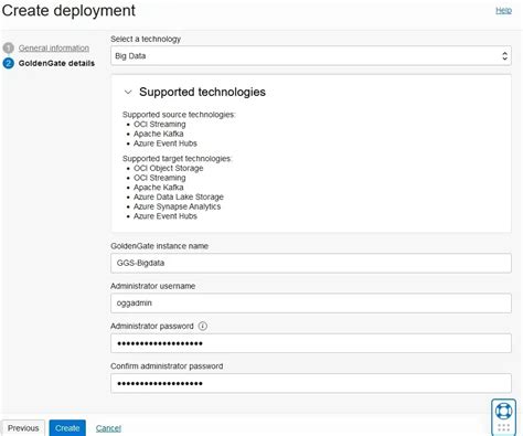 Oci Goldengate Service To Kafka Oraclegg