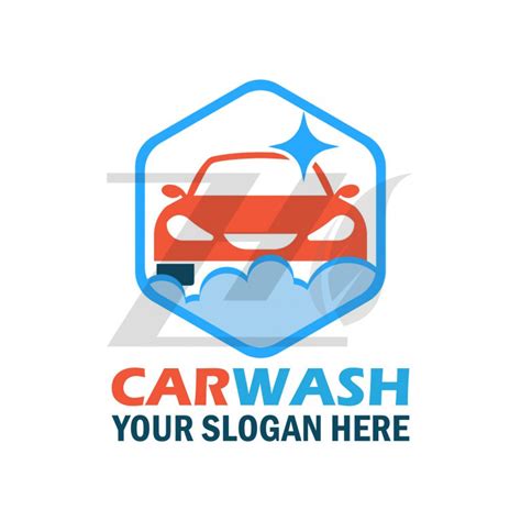 دانلود لوگو کارواش قرمز آبی دانلود رایگان فایل لایه باز، Psd، وکتور