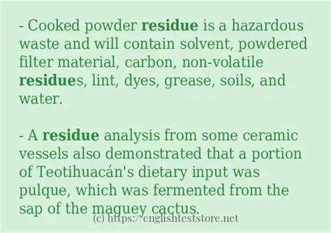 residue use in sentences englishteststore blog