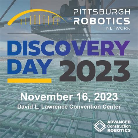 Advanced Construction Robotics On Linkedin Robopgh Discoveryday Tybot Robotics Contech