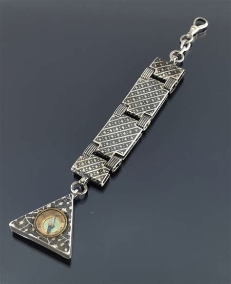 Antique Compass Chain Vintage Compass Compass Necklace Etsy