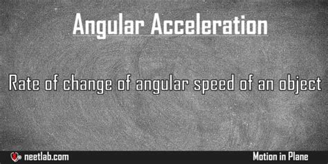 Angular Acceleration Neetlab