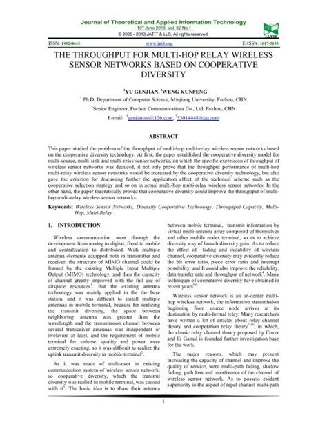 Full Text Journal Of Theoretical And Applied Information Technology