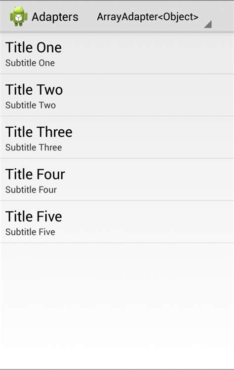 Adapters Part 3 Styling Android