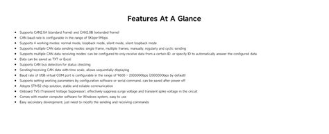 Waveshare Usb To Can Adapter Model A Stm32 Chip Solution Multiple Working Modes